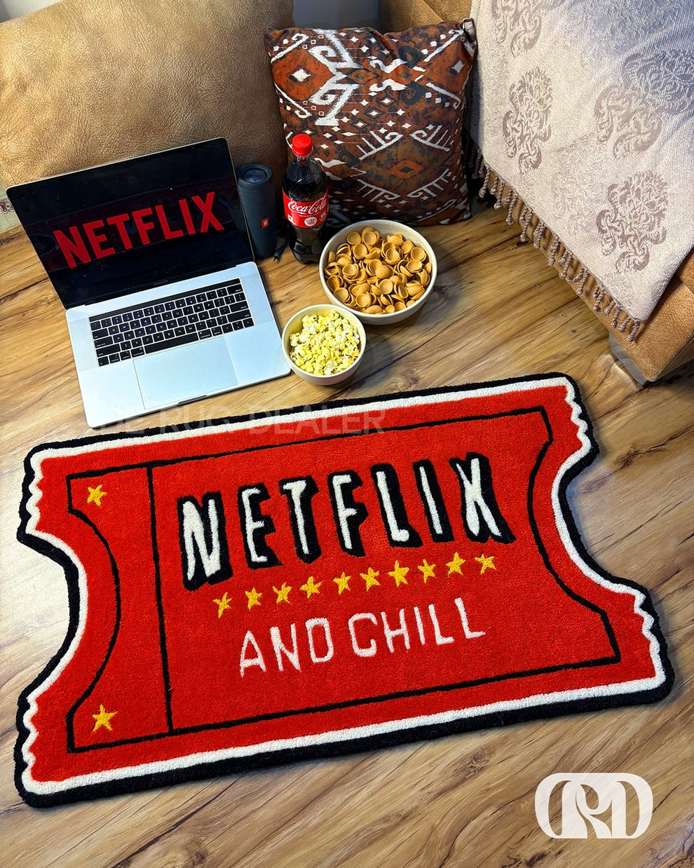 NETFLIX AND CHILL V2 RUG | Shop rugs starting @ 999/- & upto 15% ...