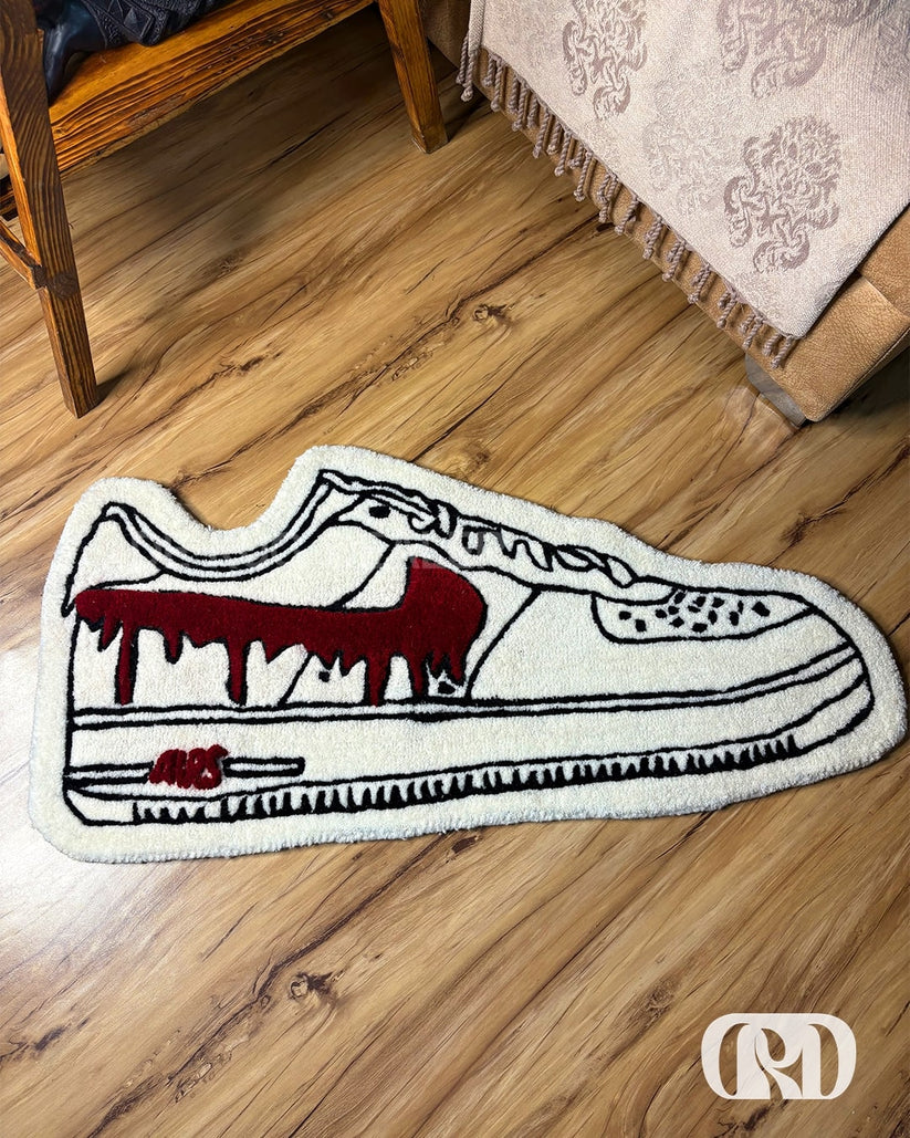 NIKE SNEAKERS RUG | Custom Rugs | Indian Rug | Bedside Rug | Floor Rug ...